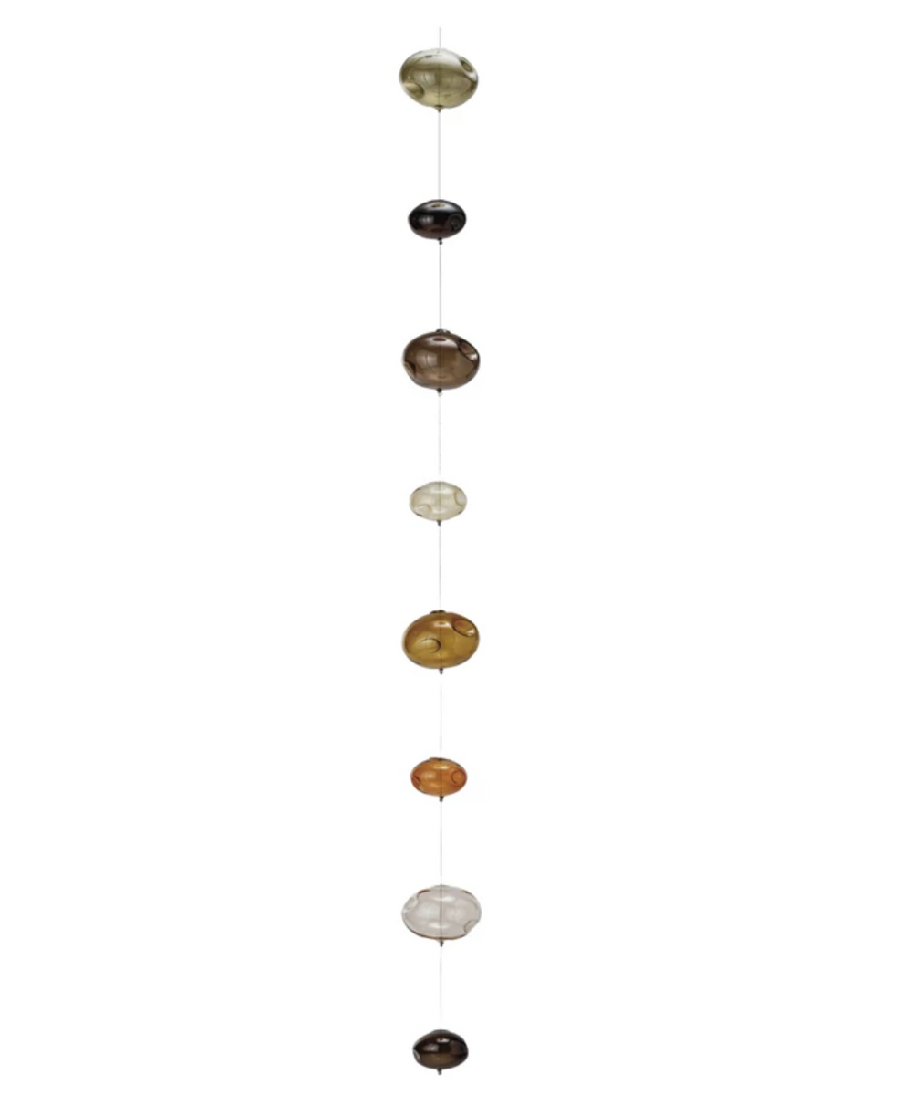 Bubble Glass Garland | Brown – L A R K | Mountain Modern