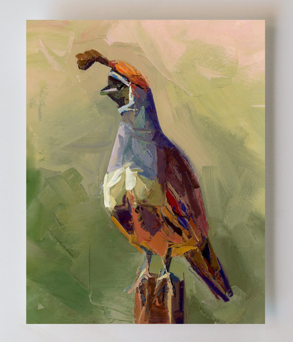 Quail Print – L A R K | Mountain Modern