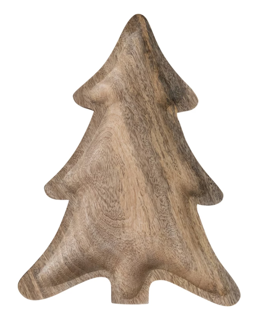 Mango Wood Tree Shaped Tray – L A R K | Mountain Modern